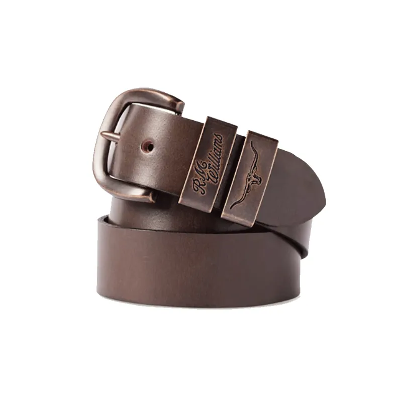 RM Williams Drover Belt Dark Olive