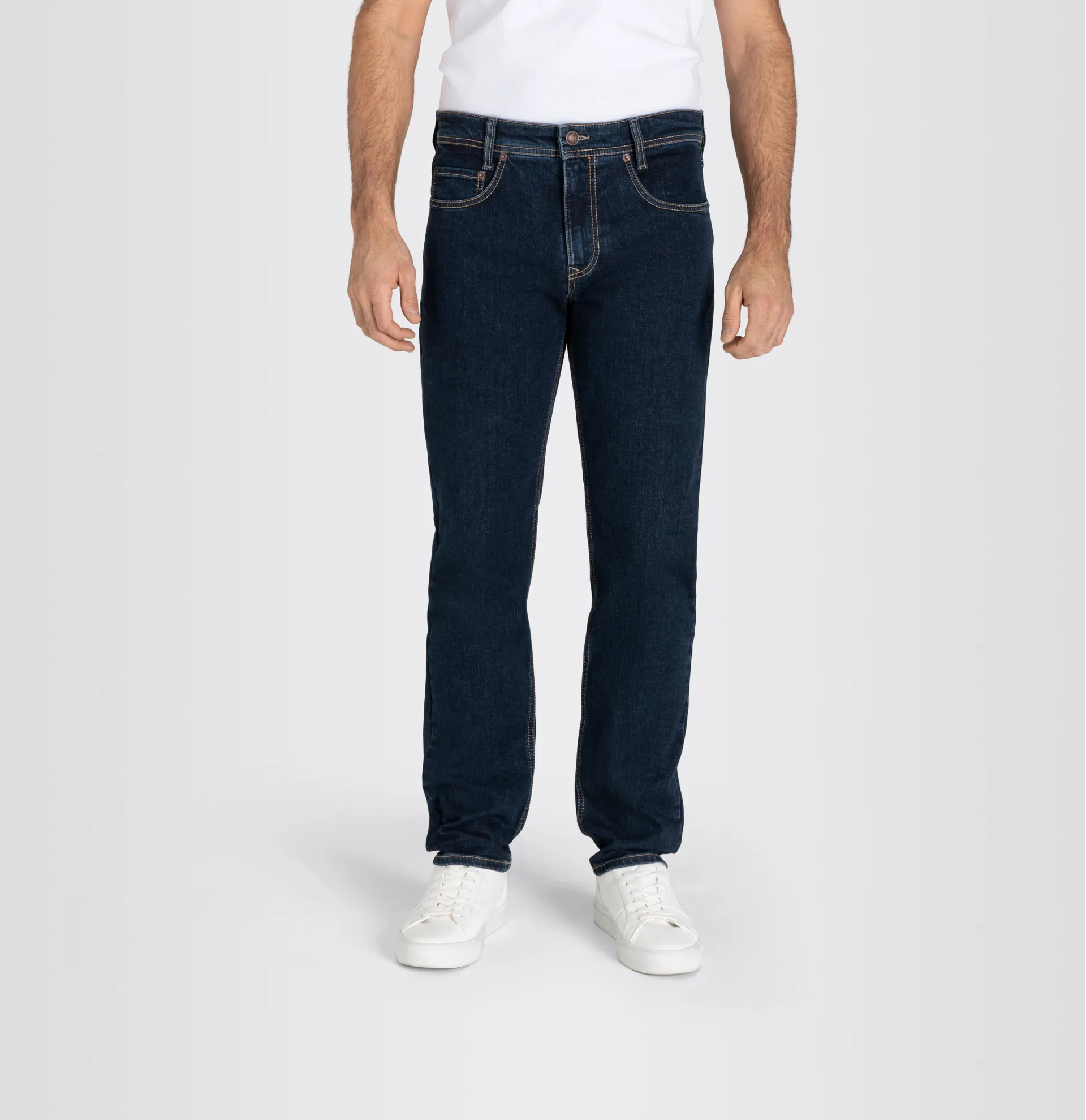 Mac Jeans Men's Arne Deep Blue Stonewash